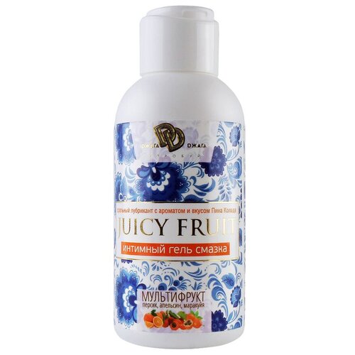 Гель-смазка  Dжага Dжага Juicy Fruit Мультифрукт, 125 г, 100 мл, фруктовый, 1 шт.