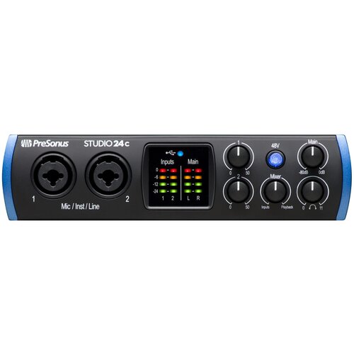 Внешняя звуковая карта PreSonus Studio 24c