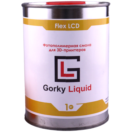 Фотополимерная смола Gorky Liquid Flex (1 кг) черная