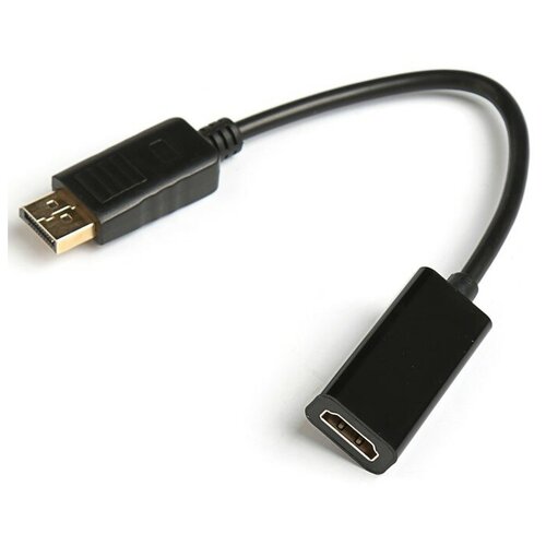 Luazon DisplayPort - HDMI, 0.24 м, черный