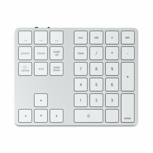Беспроводная цифровая клавиатура Satechi (Bluetooth) Серебристый / Silver