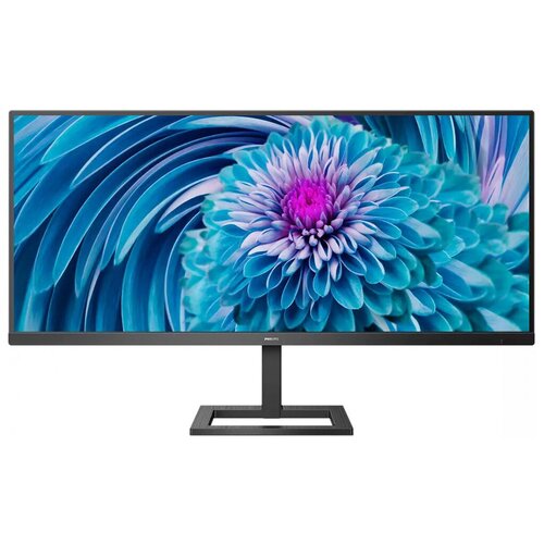 34" Монитор Philips 345E2AE, 3440x1440, 75 Гц, IPS, черный