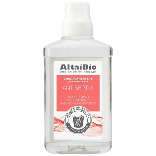 AltaiBio Ополаскиватель для полости рта Antiseptik, 400 мл