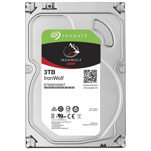 Жесткий диск Seagate IronWolf 3 ТБ ST3000VN007