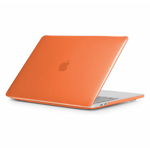Чехол для Apple MacBook Pro 16 2019 А2141, Nova Store, пластик, Оранжевая глянцевая