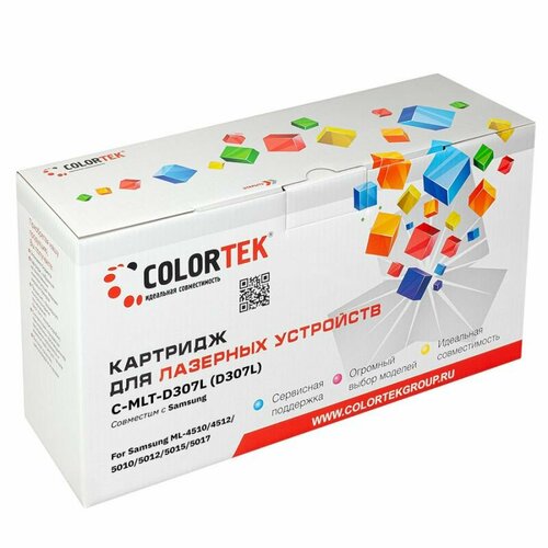 Картридж лазерный Colortek CT-MLT-D307L (307L) для принтеров Samsung