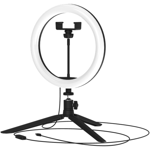 Светильник кольцевой светодиодный Gauss Ring Light Ø26 см с пультом управления