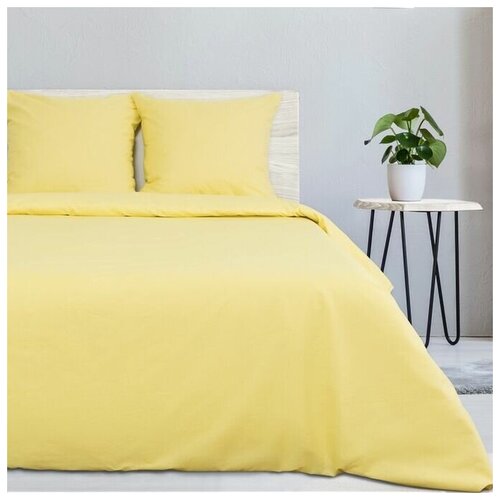 Комплект постельного белья Этель Солнечное утро, хлопок, желтый