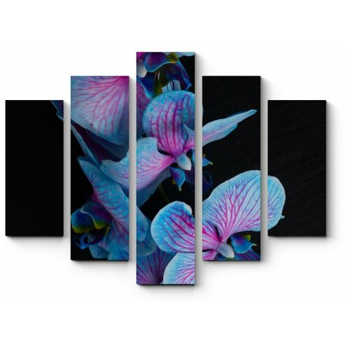 Модульная картина Голубая орхидея95x76