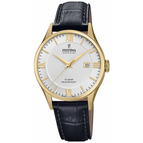 Наручные часы FESTINA Swiss Made, золотой, серебряный