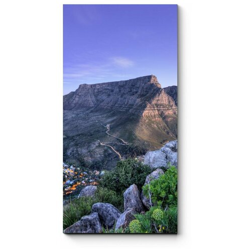 Модульная картина Горная тропа близ Кейптауна 50x100