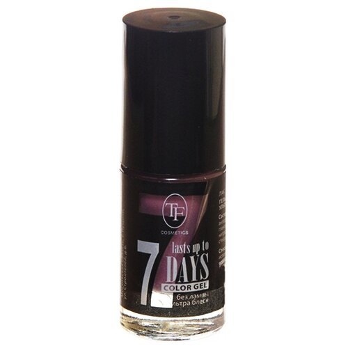 TF Cosmetics лак для ногтей 7 days Color Gel, 8 мл, №237 сиреневая дымка