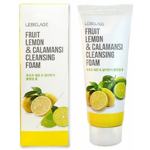 Пенка Lebelage очищающая с лимоном и экстрактом каламанси Fruit Lemon & Calamansi Cleansing Foam, 100 мл