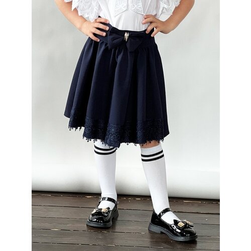 Школьная юбка Бушон, размер 146-152, синий