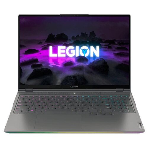 16" Ноутбук Lenovo Legion 7 Gen 6 16ACHg6 2560x1600, AMD Ryzen 7 5800H 3.2 ГГц, RAM 16 ГБ, DDR4, SSD 1 ТБ, NVIDIA GeForce RTX 3080, без ОС, RU, 82N6001MRK, Storm Grey