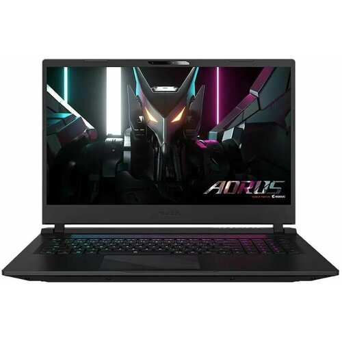 Ноутбук игровой GIGABYTE Aorus 17 9SF 9SF-E3KZ253SD, 17.3", 2023, IPS, Intel Core i5 12500H 2.5ГГц, 12-ядерный, 16ГБ DDR5, 512ГБ SSD, NVIDIA GeForce RTX 4070 для ноутбуков - 8 ГБ, Free DOS, черный