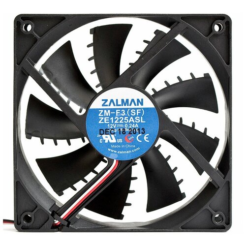 Вентилятор ZALMAN ZM- F3 (SF) (120мм, 23dB, 1200rpm, 3pin) RTL