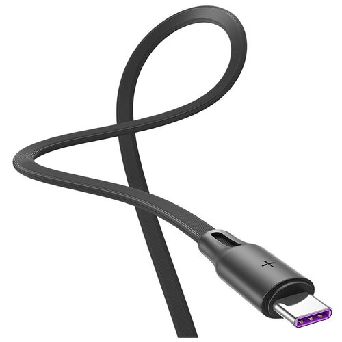 Дата-кабель MyPads для передачи данных высокоскоростной поддерживает быструю зарядку для мобильных телефонов Android 1 метр черный USB Type-C