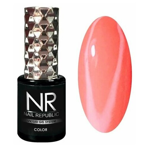 Nail Republic гель-лак для ногтей Color, 10 мл, 10 г, 306 лосось