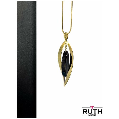 Колье RUTH MILANO, искусственный камень, длина 42 см, черный