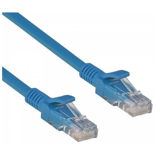 Патч-корд ExeGate UTP-RJ45-RJ45-C5e-PVC-CCA-5M, 5 м, синий