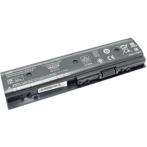 Аккумуляторная батарея для ноутбука HP DV6-7000 DV6-8000 (HSTNN-LB3N) 5200mAh OEM черная