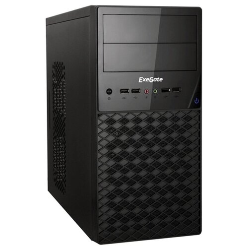 Компьютерный корпус ExeGate QA-413U 400 Вт, черный