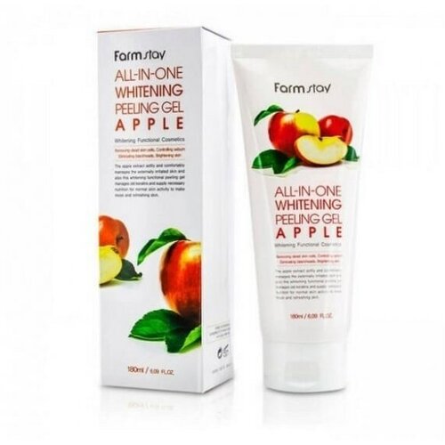 Пилинг с яблоком Farmstay ALL IN ONE REFRESH PEELING GEL CREAM APPLE 180ml