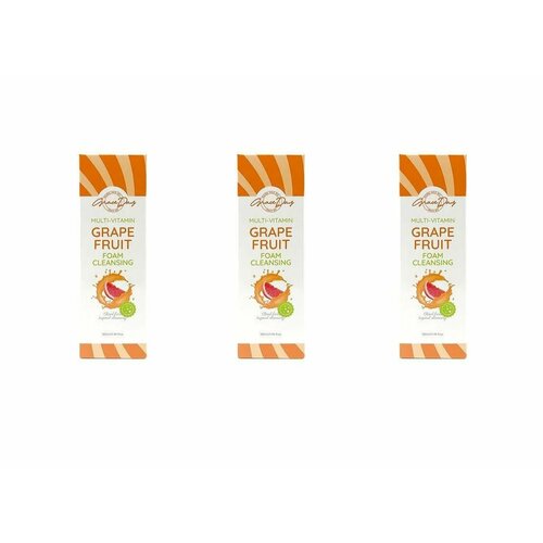 Grace Day Пенка для умывания с экстрактом грейпфрута multi-vitamin grapefruit foam cleanser, 100 мл, 3 шт