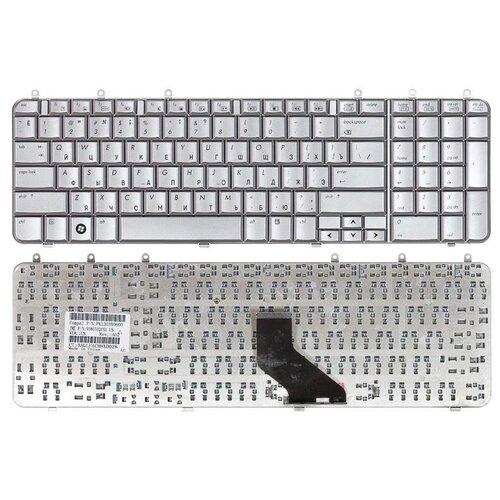 Клавиатура для ноутбука HP Pavilion dv7-1424nr серебристая