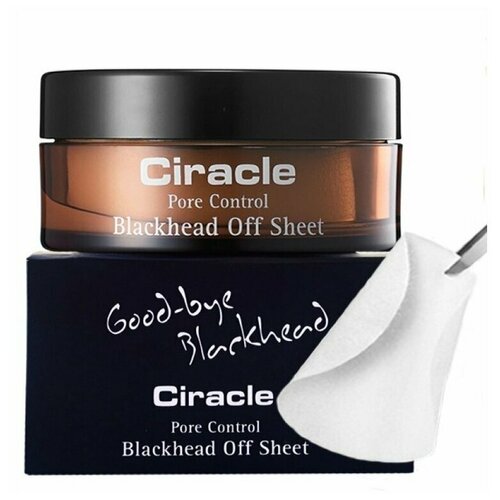 Ciracle салфетки для удаления черных точек Pore Control Blackhead Off Sheet, 40 шт.