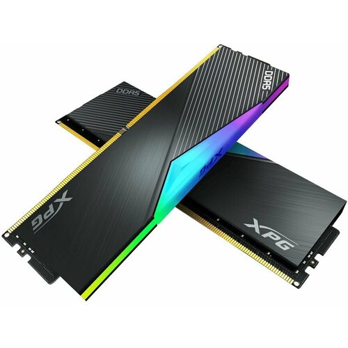 Модуль памяти ADATA 64GB DDR5 6000 DIMM XPG Lancer RGB AX5U6000C3032G-DCLARBK 2*32, CL30-40-40