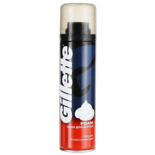 Пена для бритья "Gillette (Жиллет). Regular", 200 мл