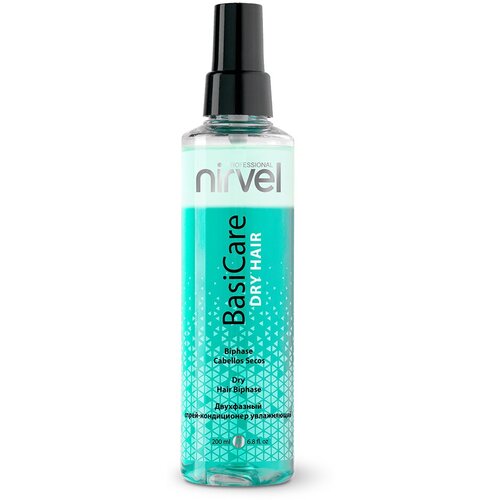Двухфазный спрей-кондиционер увлажняющий Dry Hair Biphase, BasiCare, Nirvel, 200 мл