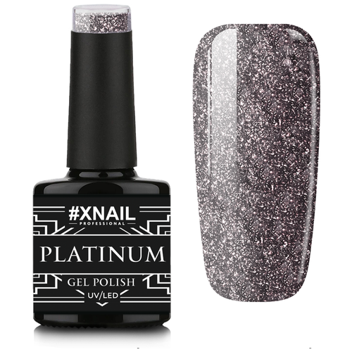 Гель лак XNAIL PROFESSIONAL Platinum жидкая фольга, для дизайна ногтей, 10 мл, № 18