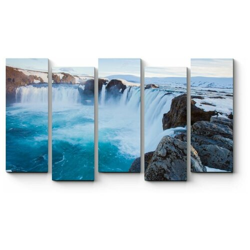 Модульная картина Знаменитый водопад Годафосс, Исландия220x127