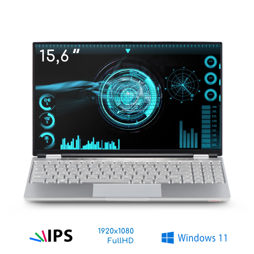 Ноутбук Azerty AZ-1527 (15.6" IPS 1920x1080, Intel N95 4x1.7GHz, 16Gb DDR4, 256Gb SSD)