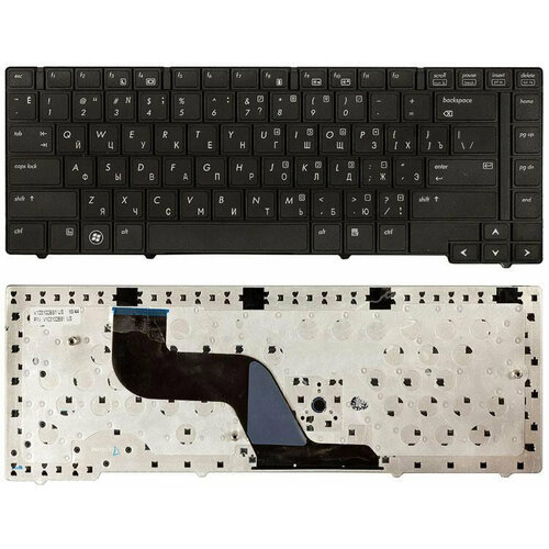 Клавиатура для ноутбука HP ProBook 6445B черная без рамки