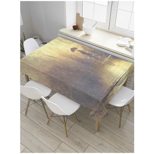 Скатерть прямоугольная JoyArty на кухонный стол "Английские туманы" из оксфорда, 180x145 см
