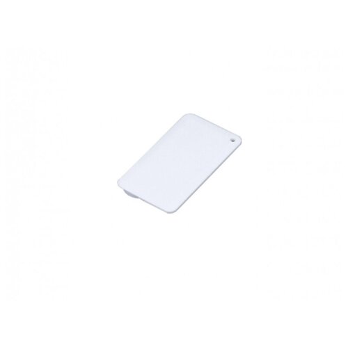 Флешка для нанесения логотипа виде пластиковой карточки (128 Гб / GB USB 2.0 Белый/White MINI_CARD1 Гравировка)