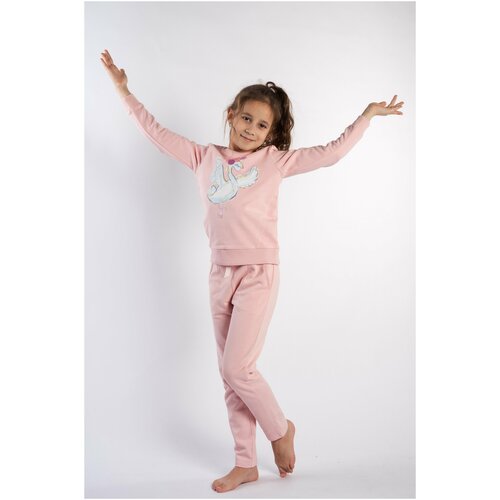 Комплект одежды Diva Kids, размер 98, розовый