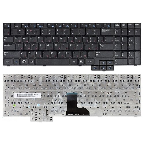 Клавиатура для ноутбука Samsumg NP-R525-JS02RU черная