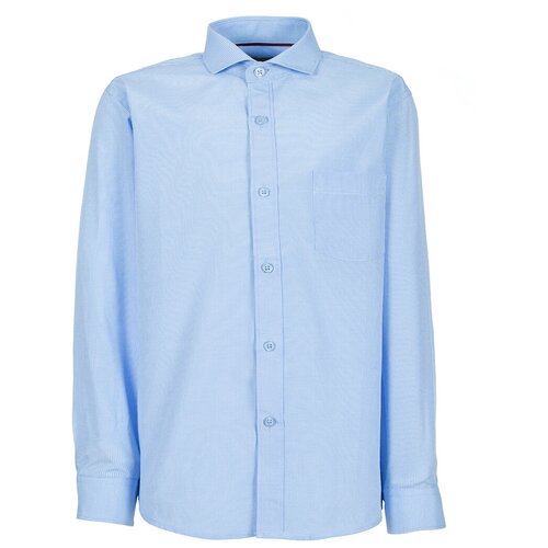 Школьная рубашка Tsarevich, размер 140-146, голубой