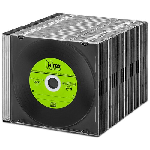 Диск Mirex CD-R 700Mb MAESTRO Vinyl (пластинка) slim 30 шт.