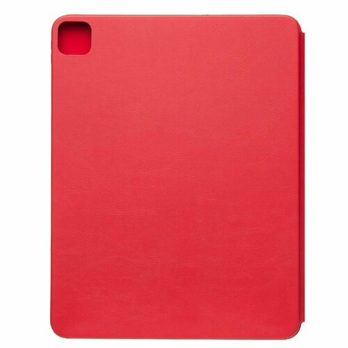 Чехол для Apple iPad Pro 4 12.9 (2020) кожзам + смарт панель <красный>