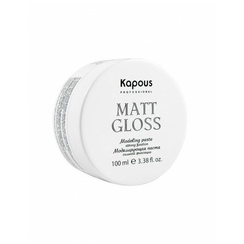 Kapous Паста Matt Gloss, сильная фиксация, 100 мл, 125 г