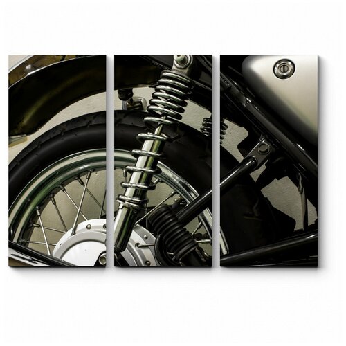 Модульная картина Колесо мотоцикла 60x43