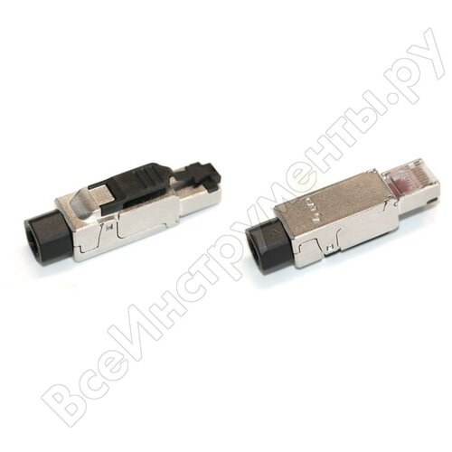 Коннектор RJ-45 Hyperline (PLUF-8P8C-S-C6A-SH)