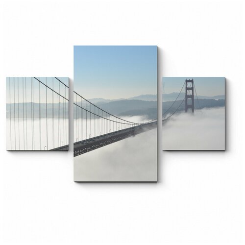 Модульная картина Туман над мостом "Золотые ворота" 150x98