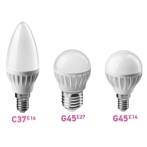 Лампа светодиодная 71 646 OLL-G45-6-230-4K-E27 6Вт шар 4000К бел. E27 470лм 176-264В онлайт 71646 (7шт. в упак.)